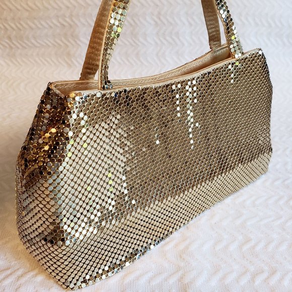 Indeed | Bags | Indeed Evening Top Handle Purse Gold Mesh | Poshmark